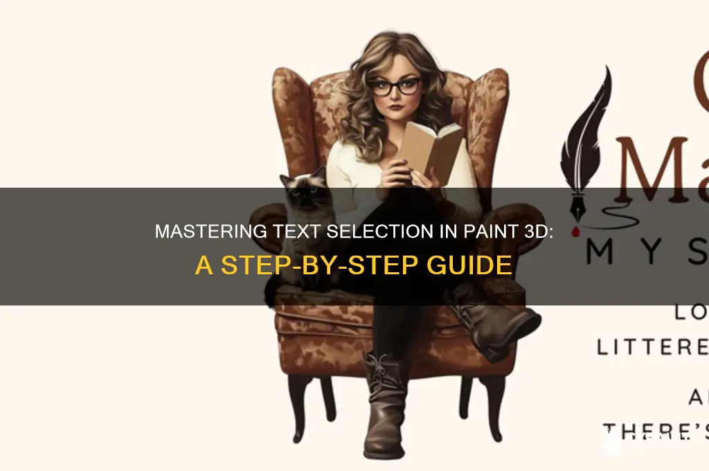Mastering Text Selection In Paint 3D: A Step-By-Step Guide | CyPaint