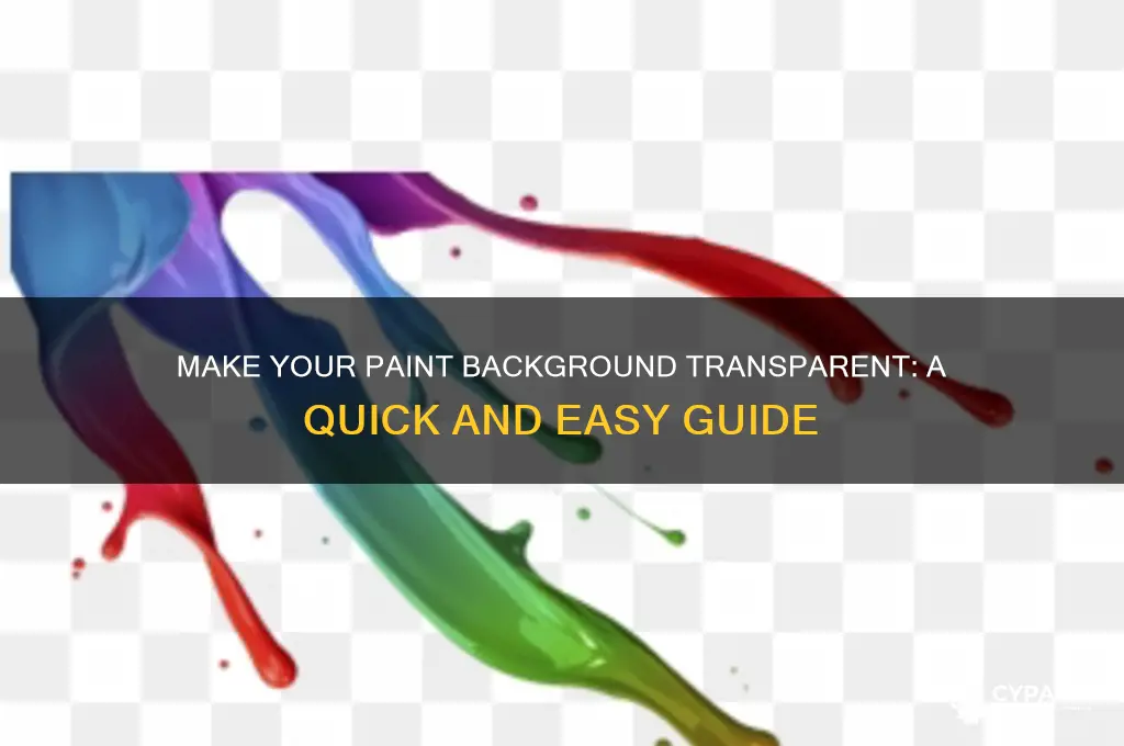 Make Your Paint Background Transparent: A Quick And Easy Guide | CyPaint