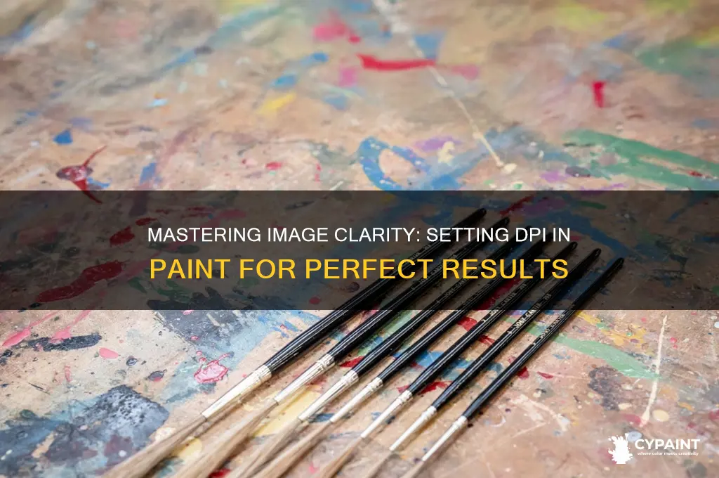 Mastering Image Clarity: Setting Dpi In Paint For Perfect Results | CyPaint