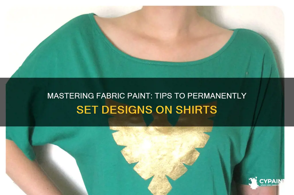 Mastering Fabric Paint: Tips To Permanently Set Designs On Shirts | CyPaint