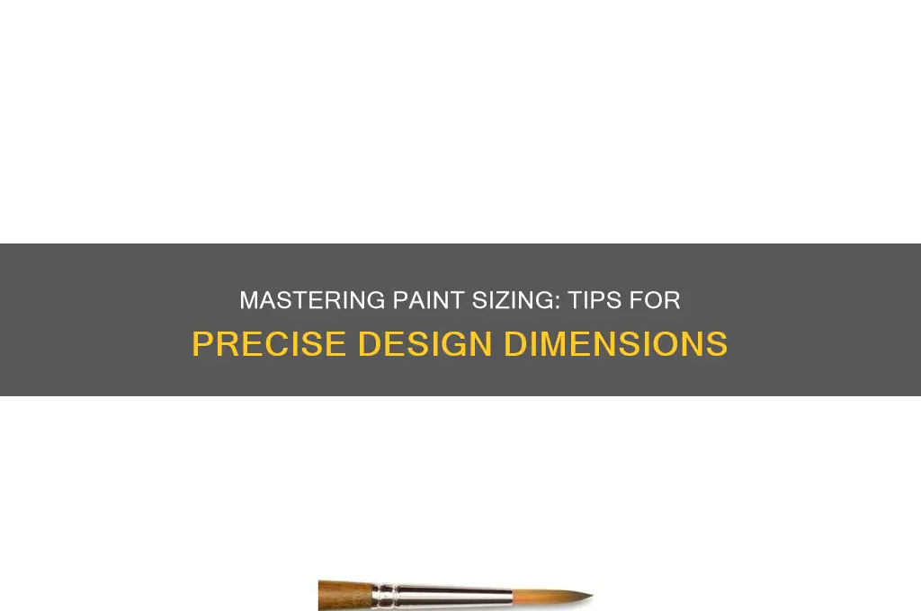 Mastering Paint Sizing: Tips For Precise Design Dimensions | CyPaint