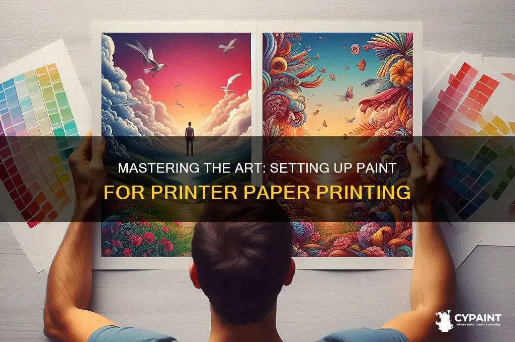 Mastering The Art: Setting Up Paint For Printer Paper Printing | CyPaint