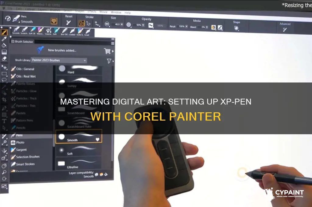 Mastering Digital Art: Setting Up Xp-Pen With Corel Painter | CyPaint