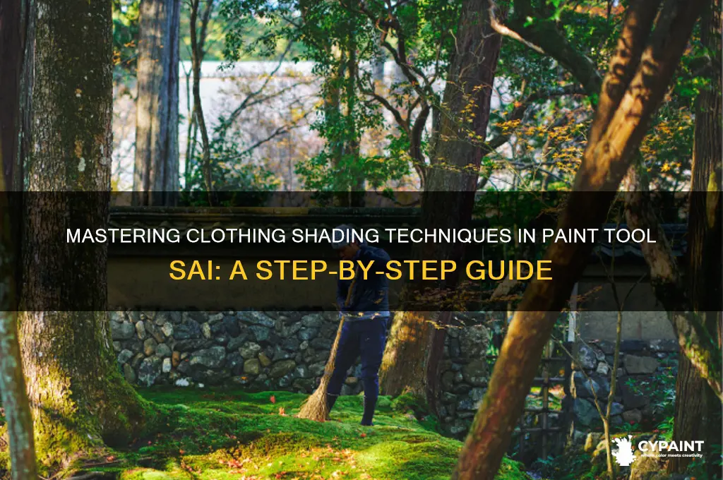 Mastering Clothing Shading Techniques In Paint Tool Sai: A Step-By-Step ...