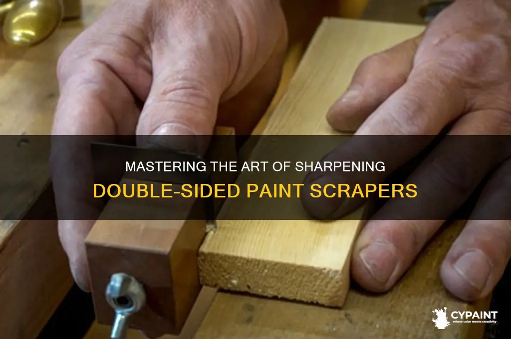 Mastering The Art Of Sharpening Double-Sided Paint Scrapers | CyPaint