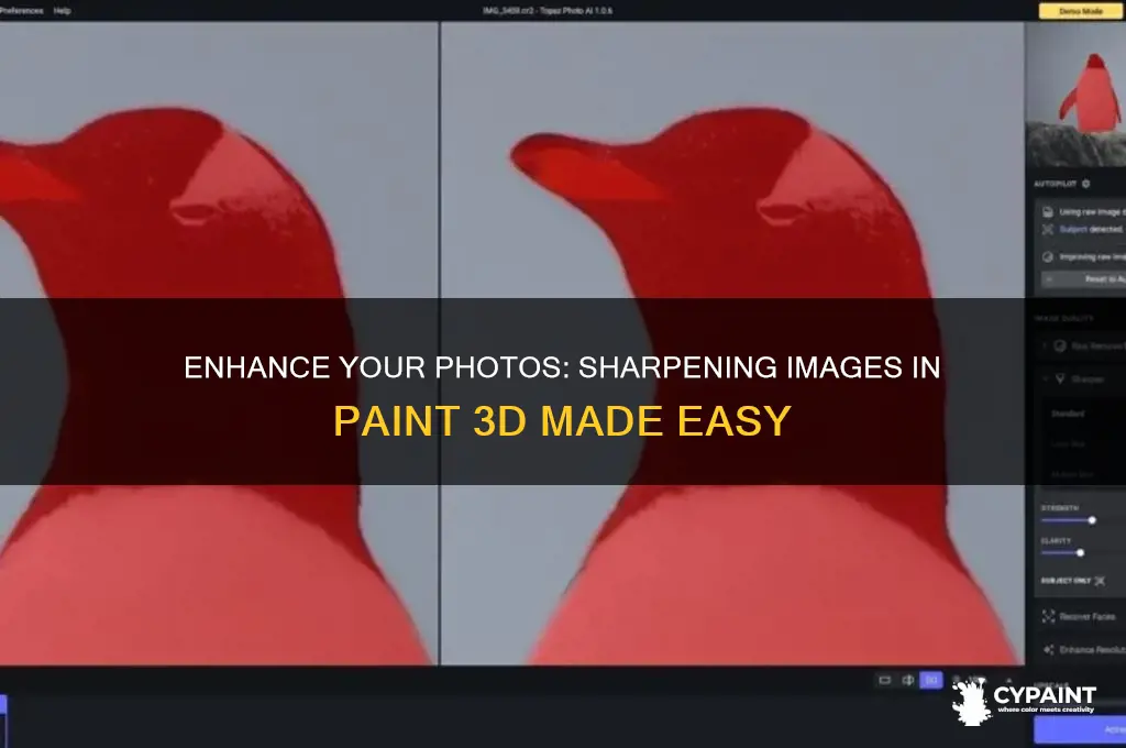 Enhance Your Photos: Sharpening Images In Paint 3D Made Easy | CyPaint