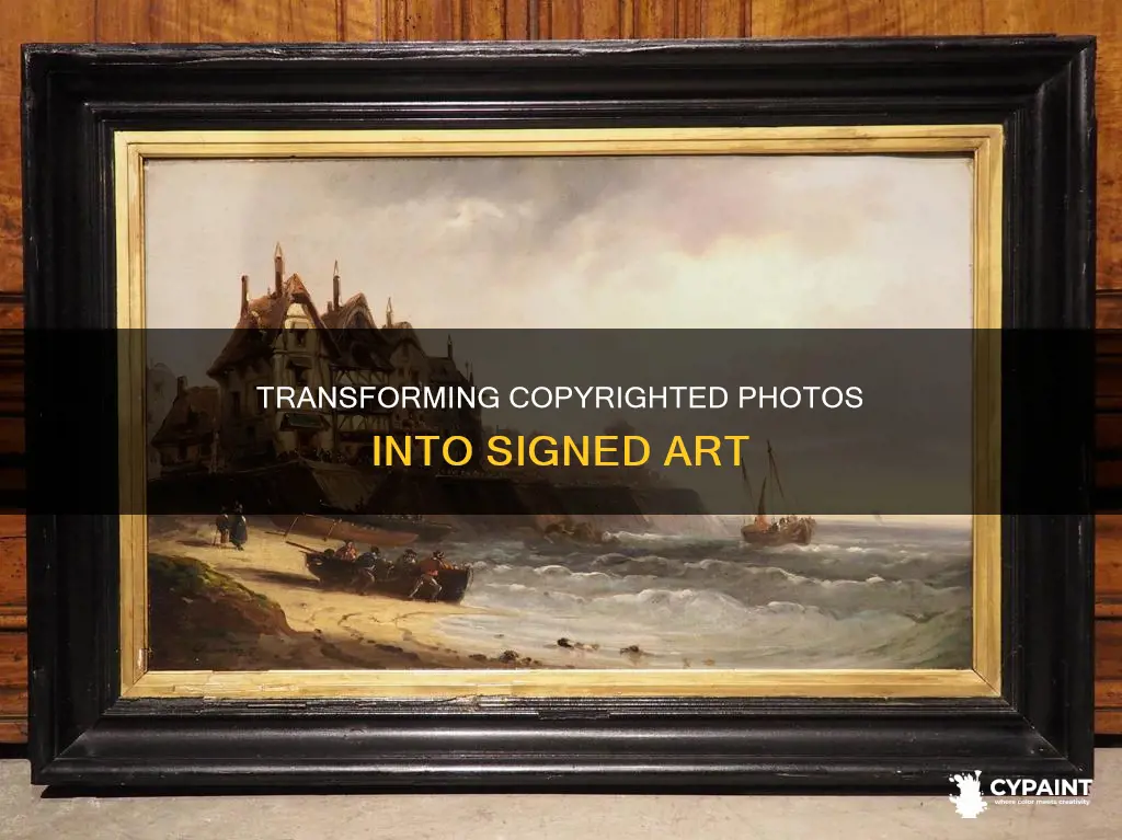 Transforming Copyrighted Photos Into Signed Art | CyPaint