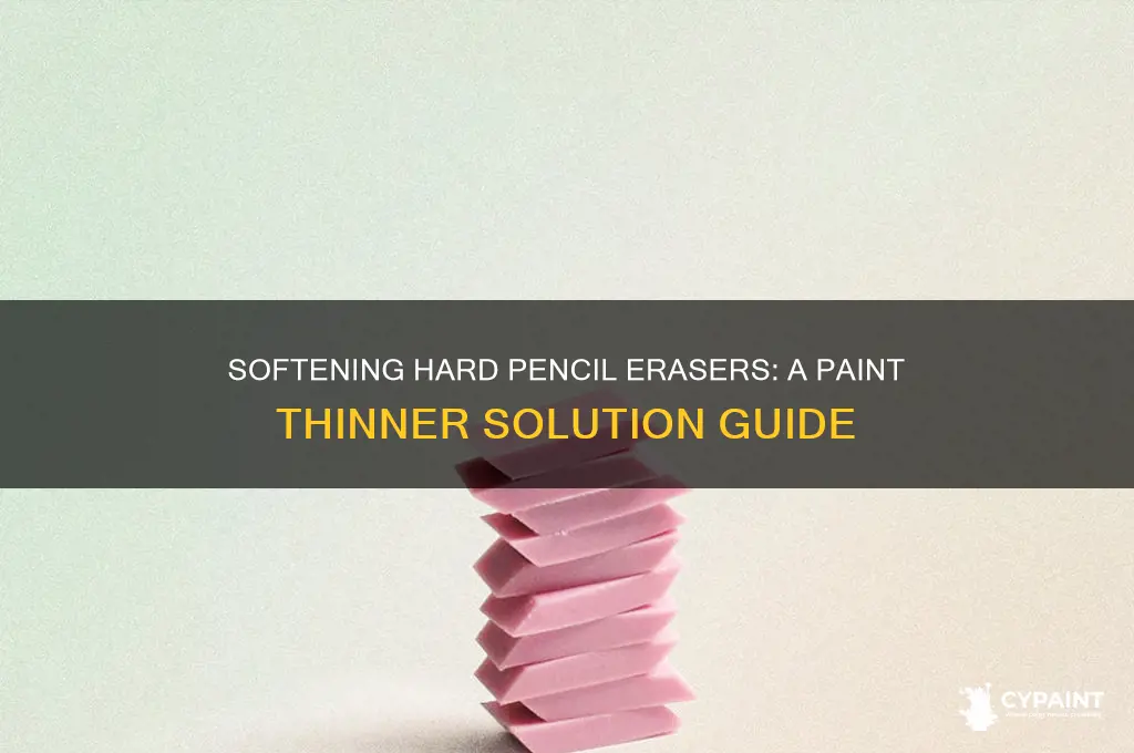 Softening Hard Pencil Erasers: A Paint Thinner Solution Guide | CyPaint