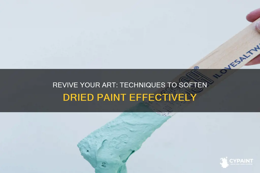 Revive Your Art: Techniques To Soften Dried Paint Effectively | CyPaint