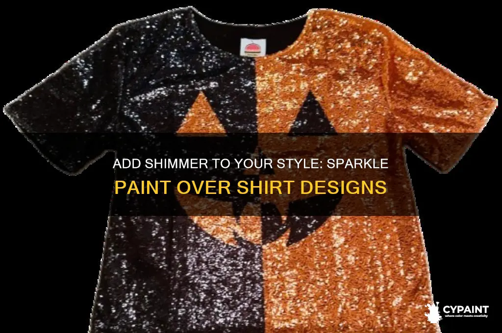 Add Shimmer To Your Style: Sparkle Paint Over Shirt Designs | CyPaint