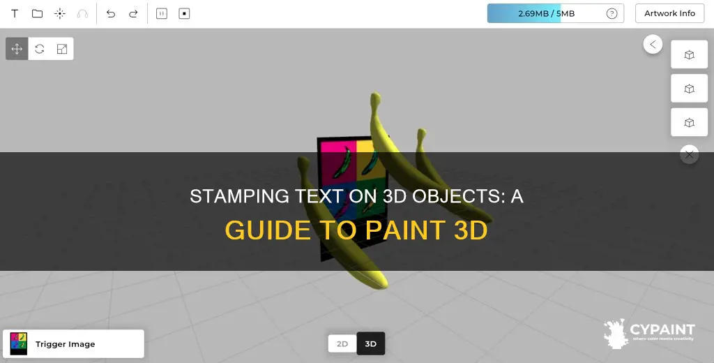 Stamping Text On 3D Objects: A Guide To Paint 3D | CyPaint