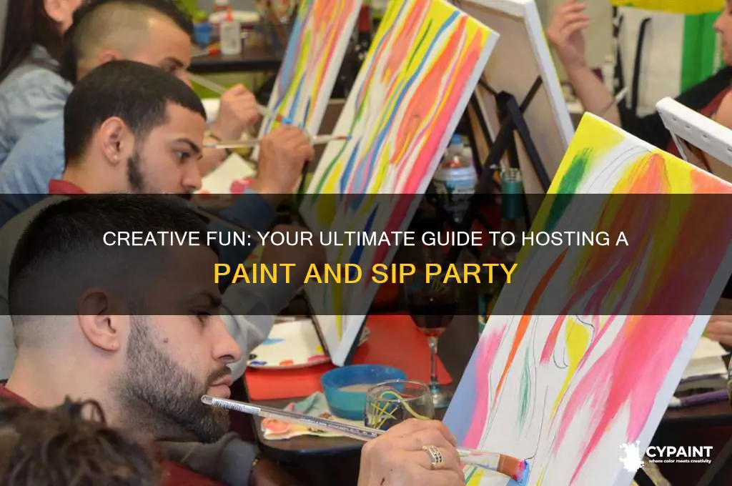 Creative Fun: Your Ultimate Guide To Hosting A Paint And Sip Party ...