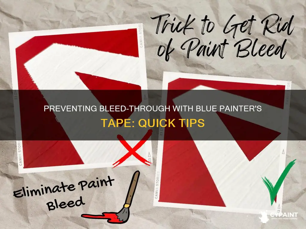 Preventing Bleed-Through With Blue Painter's Tape: Quick Tips | CyPaint