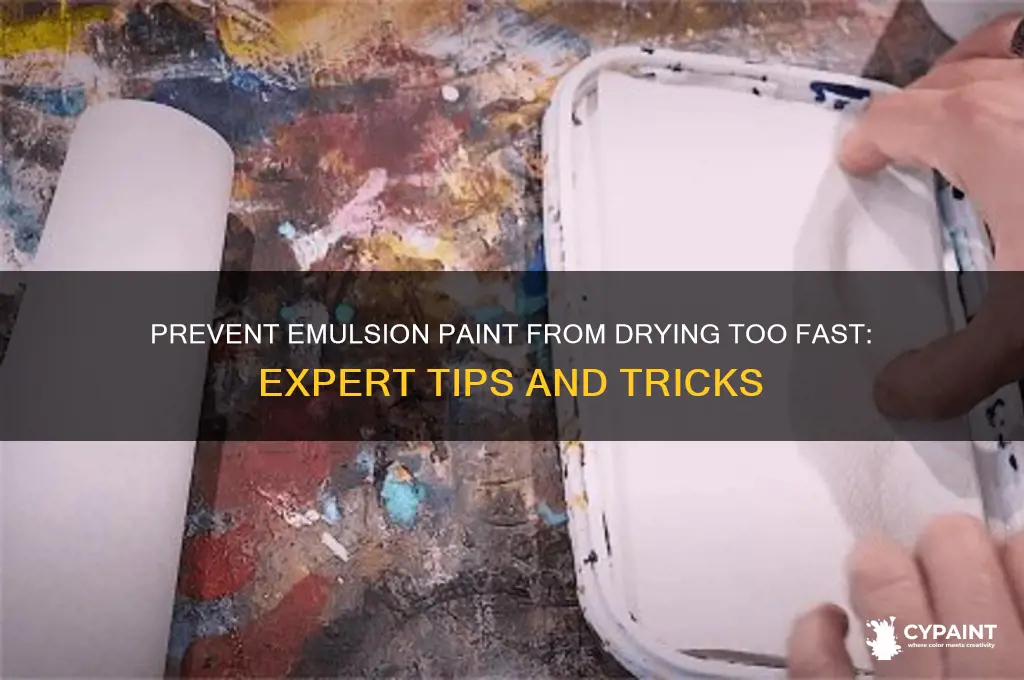 Prevent Emulsion Paint From Drying Too Fast: Expert Tips And Tricks ...
