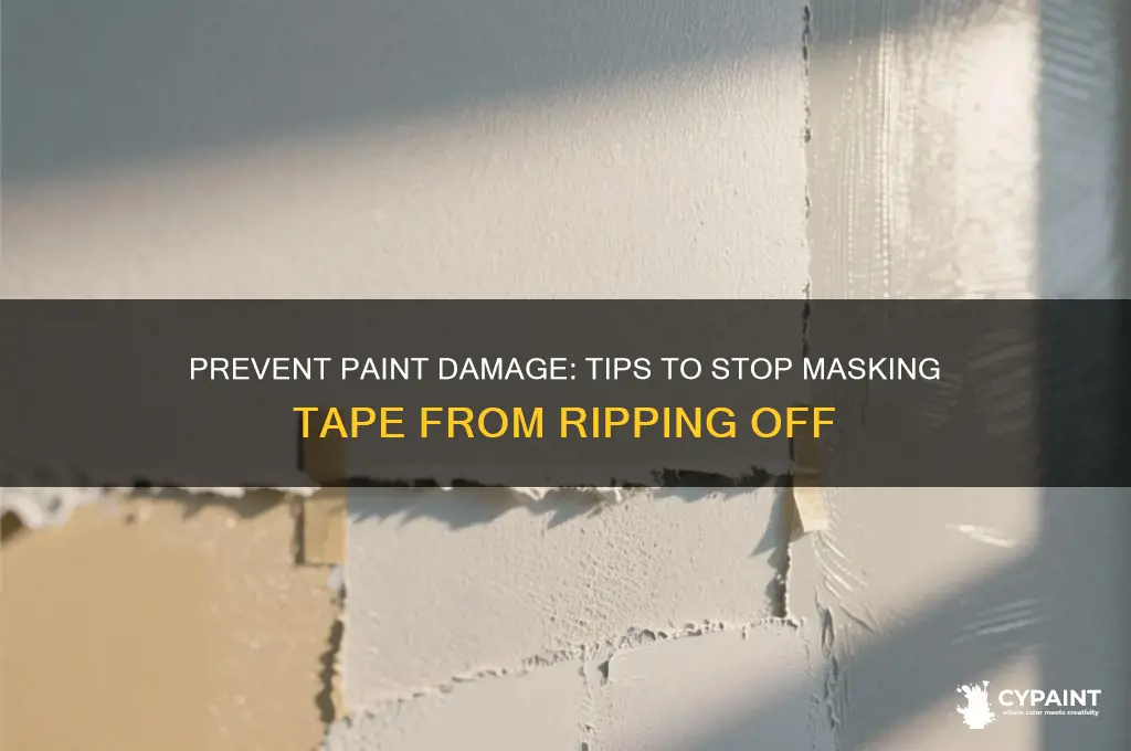 Prevent Paint Damage: Tips To Stop Masking Tape From Ripping Off | CyPaint