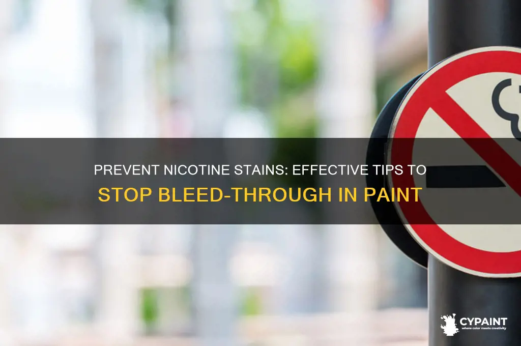 Prevent Nicotine Stains: Effective Tips To Stop Bleed-Through In Paint ...