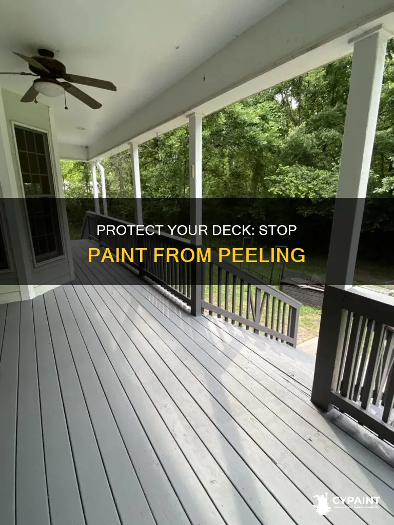 Protect Your Deck: Stop Paint From Peeling | CyPaint