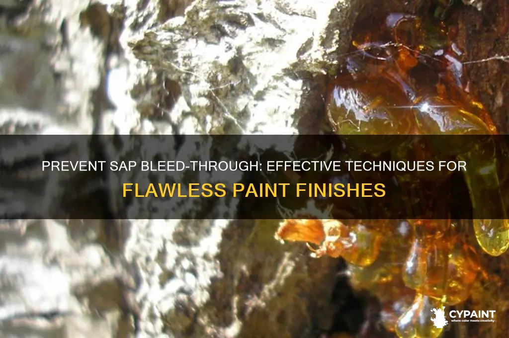 Prevent Sap Bleed-Through: Effective Techniques For Flawless Paint ...