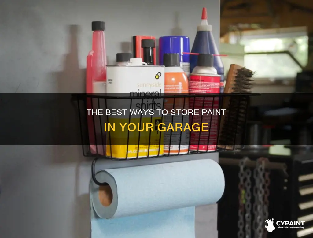 The Best Ways To Store Paint In Your Garage | CyPaint