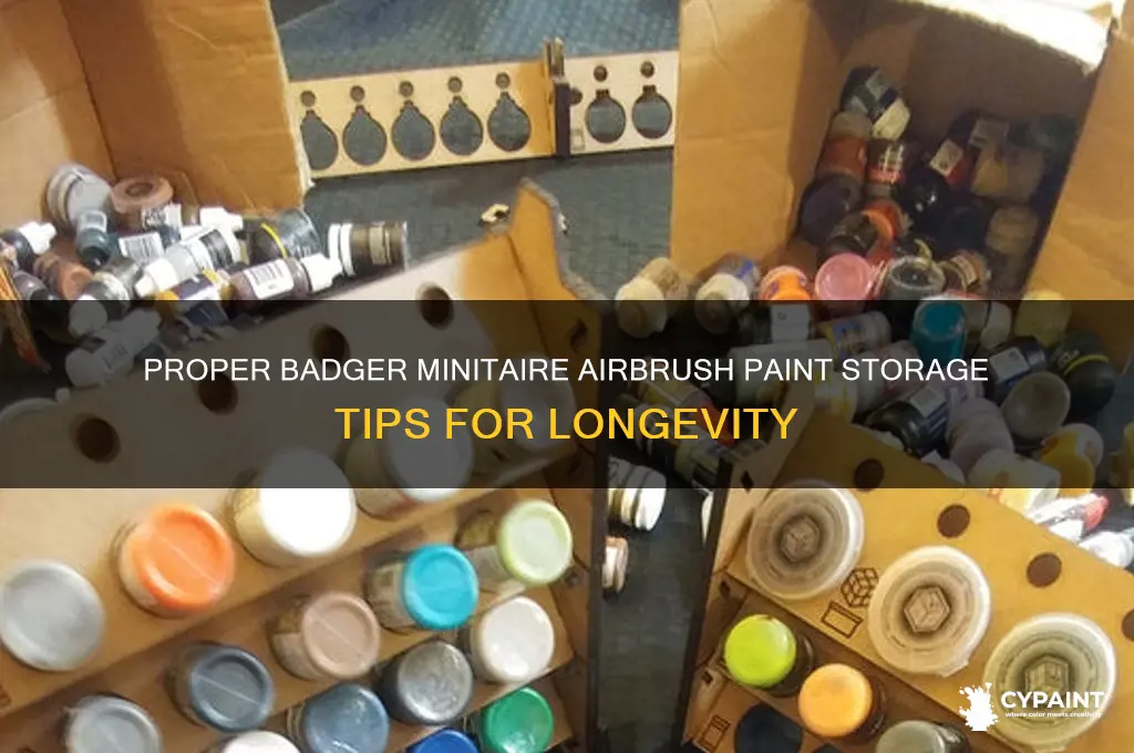 Proper Badger Minitaire Airbrush Paint Storage Tips For Longevity | CyPaint