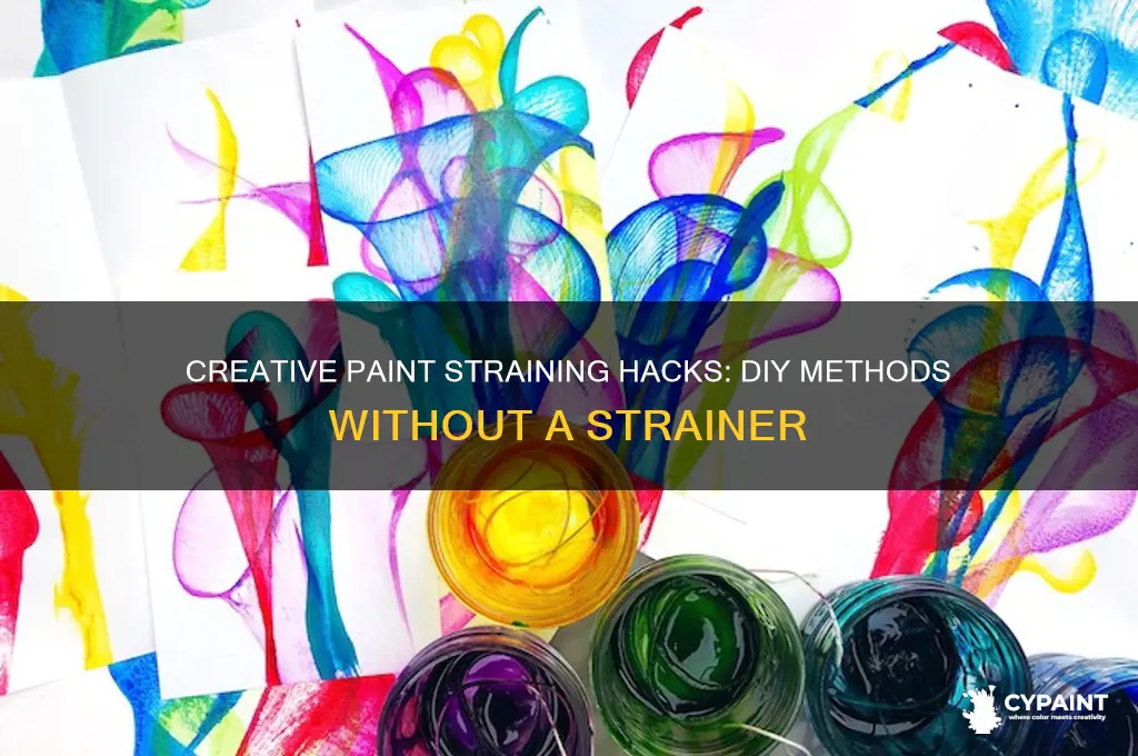 Creative Paint Straining Hacks: Diy Methods Without A Strainer | CyPaint