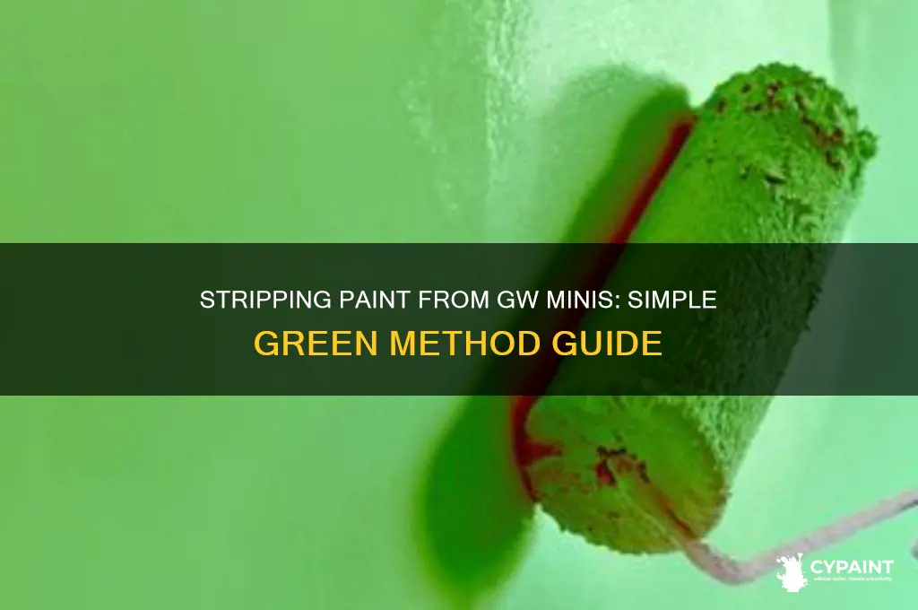 Stripping Paint From Gw Minis: Simple Green Method Guide | CyPaint