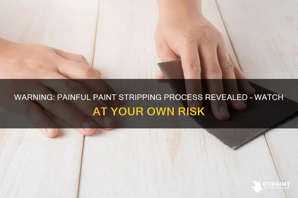 Warning: Painful Paint Stripping Process Revealed – Watch At Your Own ...