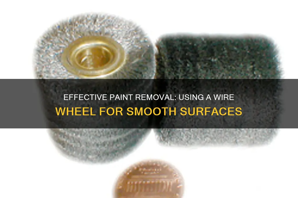 Effective Paint Removal: Using A Wire Wheel For Smooth Surfaces | CyPaint