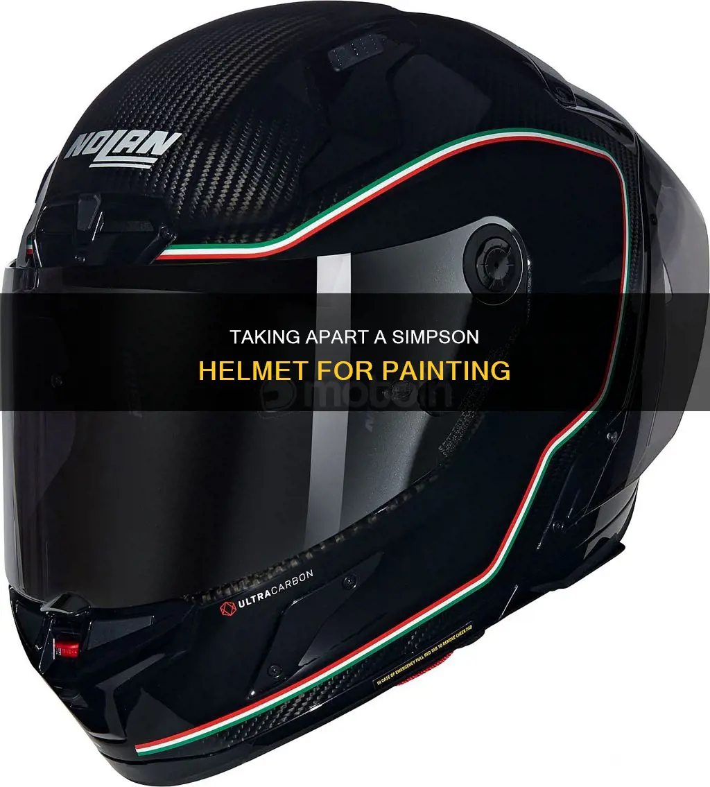 Taking Apart A Simpson Helmet For Painting | CyPaint