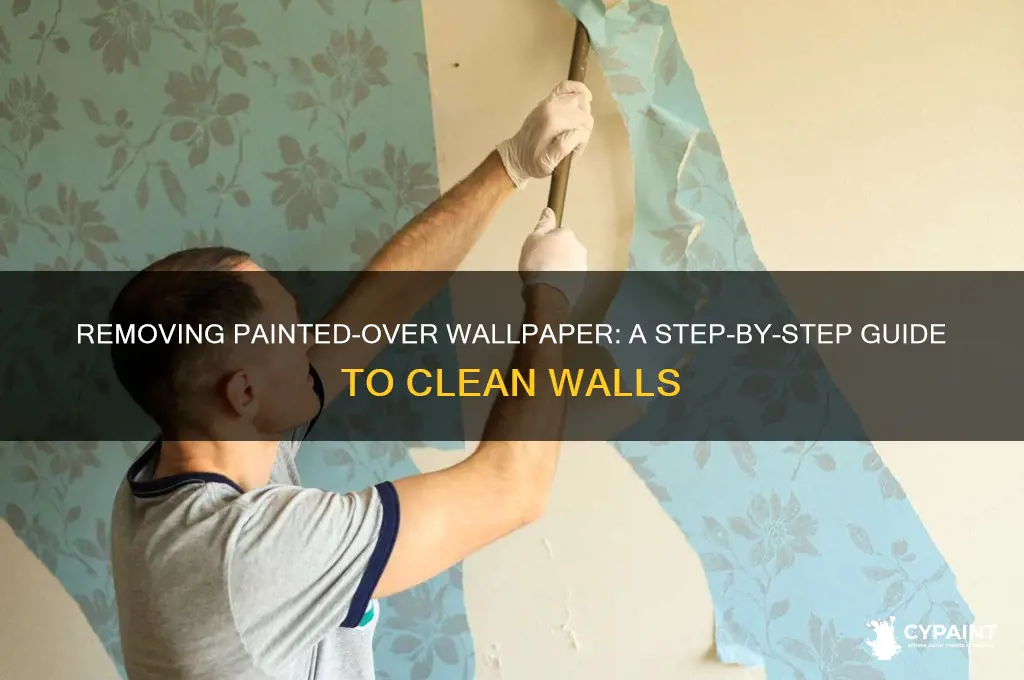 Removing Painted-Over Wallpaper: A Step-By-Step Guide To Clean Walls ...