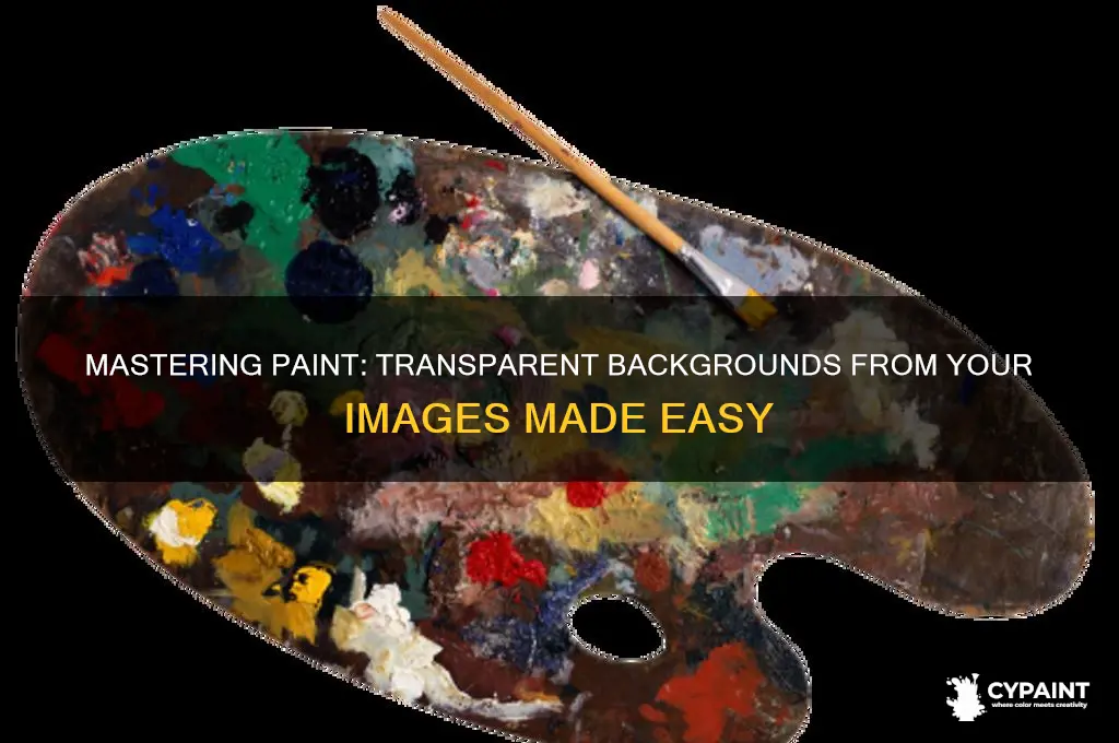 Mastering Paint: Transparent Backgrounds From Your Images Made Easy ...