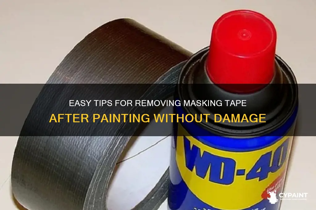 Easy Tips For Removing Masking Tape After Painting Without Damage | CyPaint