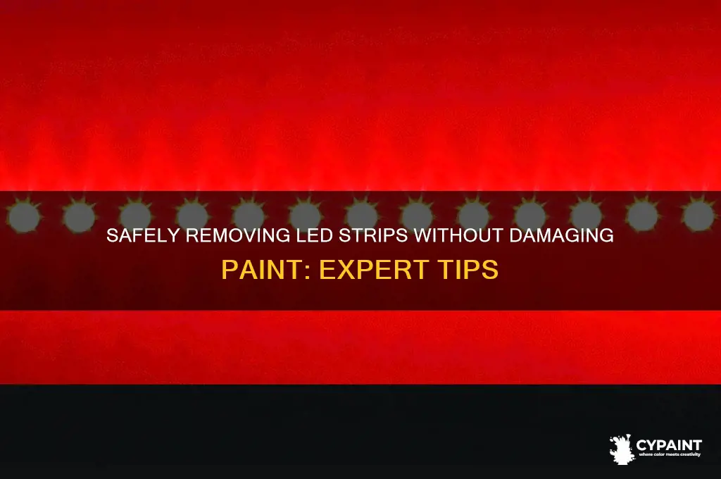 Safely Removing Led Strips Without Damaging Paint: Expert Tips | CyPaint