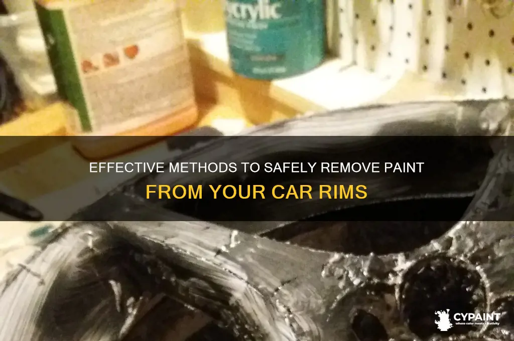 Effective Methods To Safely Remove Paint From Your Car Rims | CyPaint