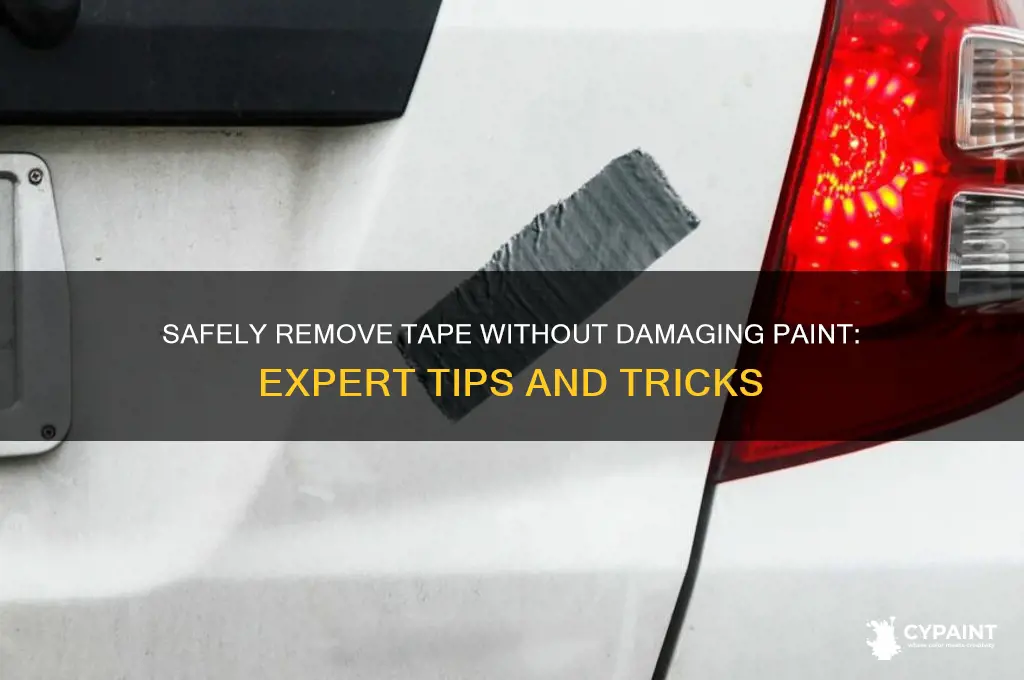 Safely Remove Tape Without Damaging Paint: Expert Tips And Tricks | CyPaint
