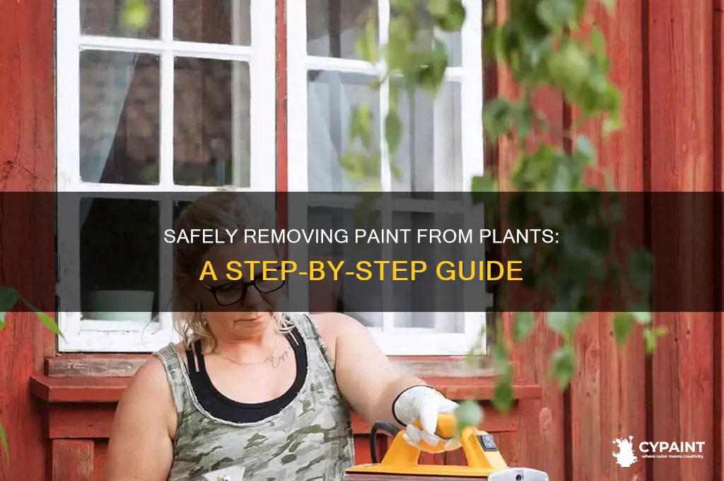 Safely Removing Paint From Plants: A Step-By-Step Guide | CyPaint
