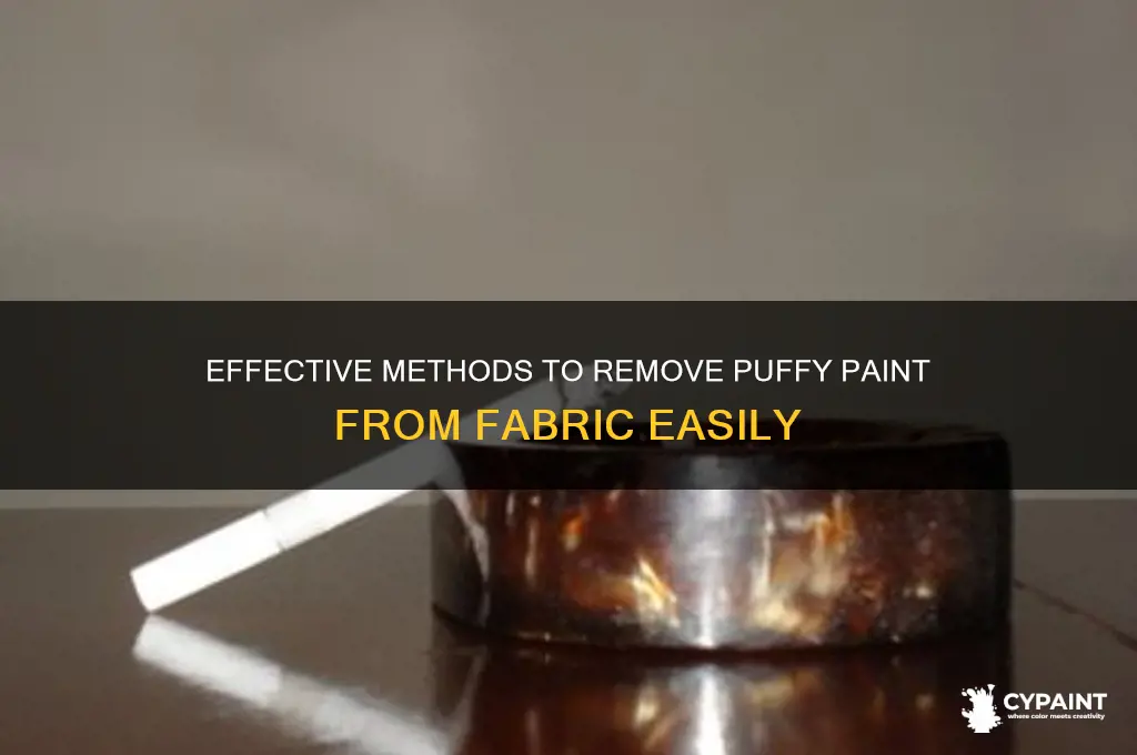 How To Remove Puffy Paint