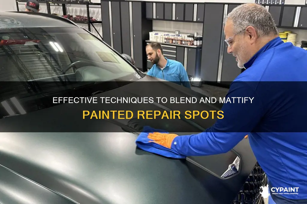 Effective Techniques To Blend And Mattify Painted Repair Spots | CyPaint