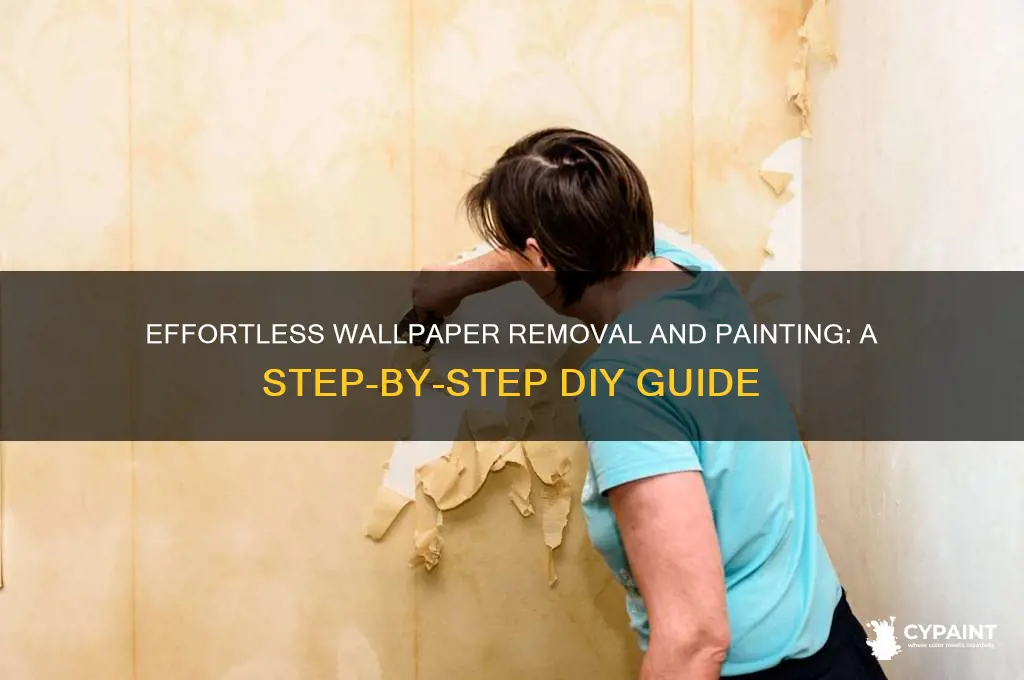 Effortless Wallpaper Removal And Painting: A Step-By-Step Diy Guide ...
