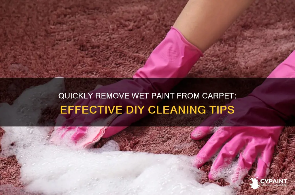 Quickly Remove Wet Paint From Carpet: Effective Diy Cleaning Tips | CyPaint