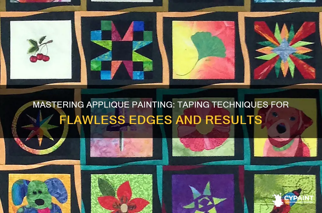 Mastering Applique Painting: Taping Techniques For Flawless Edges And ...