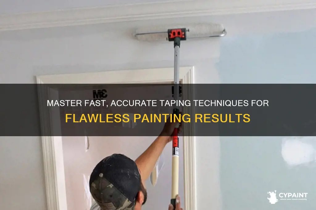 Master Fast, Accurate Taping Techniques For Flawless Painting Results ...