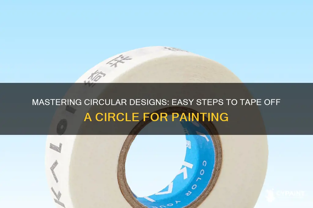 Mastering Circular Designs: Easy Steps To Tape Off A Circle For ...