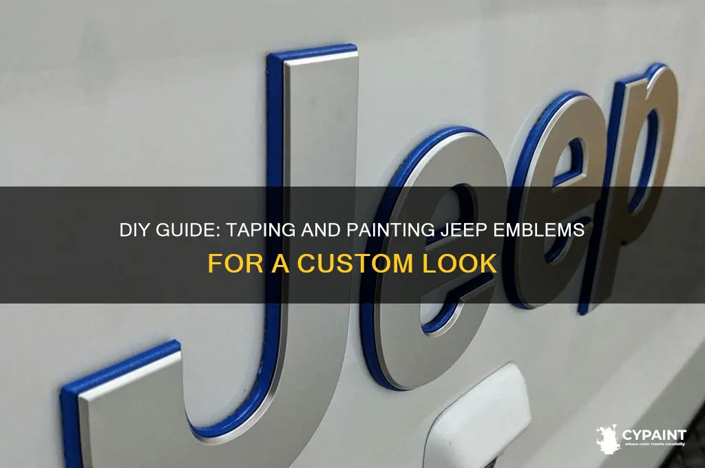 Diy Guide: Taping And Painting Jeep Emblems For A Custom Look | CyPaint