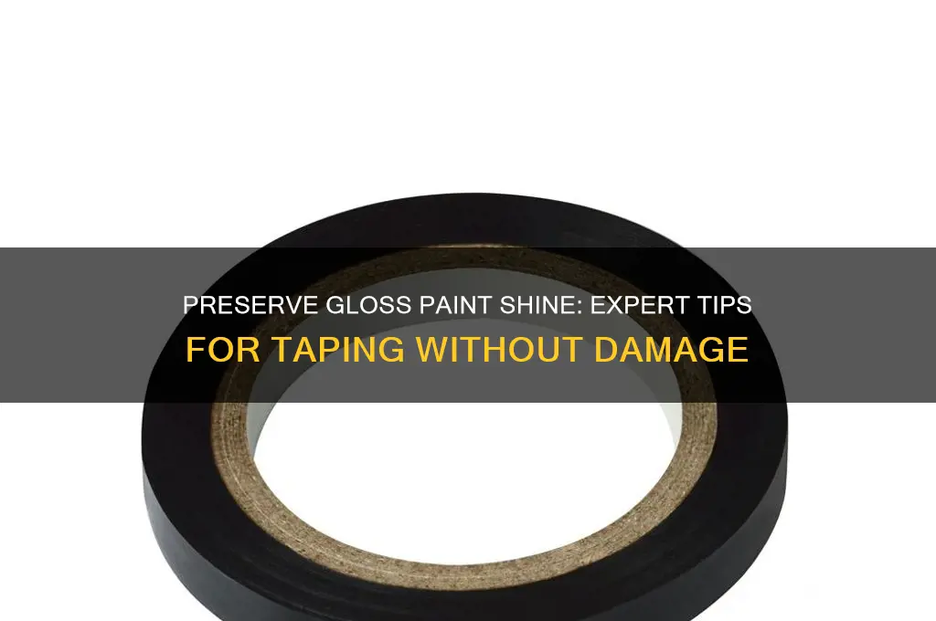 Preserve Gloss Paint Shine: Expert Tips For Taping Without Damage | CyPaint