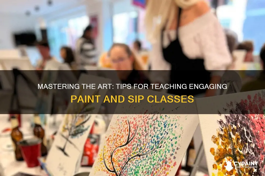 Mastering The Art: Tips For Teaching Engaging Paint And Sip Classes ...