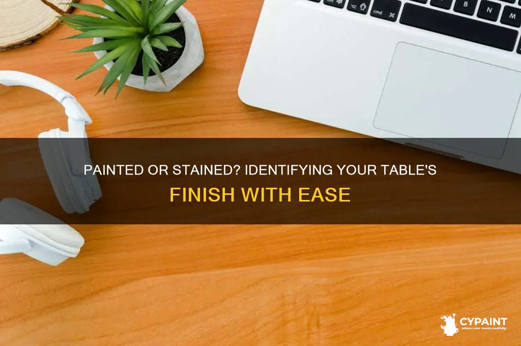 Painted Or Stained? Identifying Your Table's Finish With Ease | CyPaint