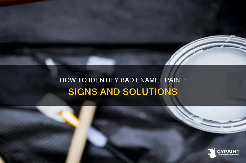 How To Identify Bad Enamel Paint: Signs And Solutions | CyPaint