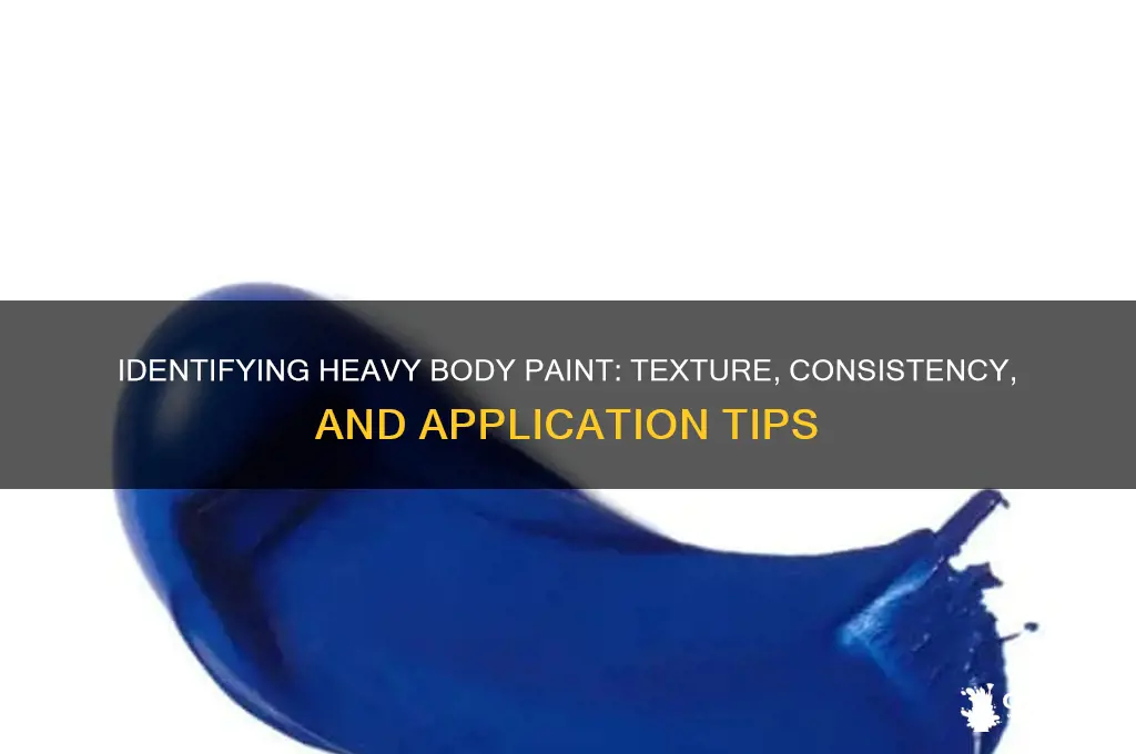 Identifying Heavy Body Paint: Texture, Consistency, And Application ...