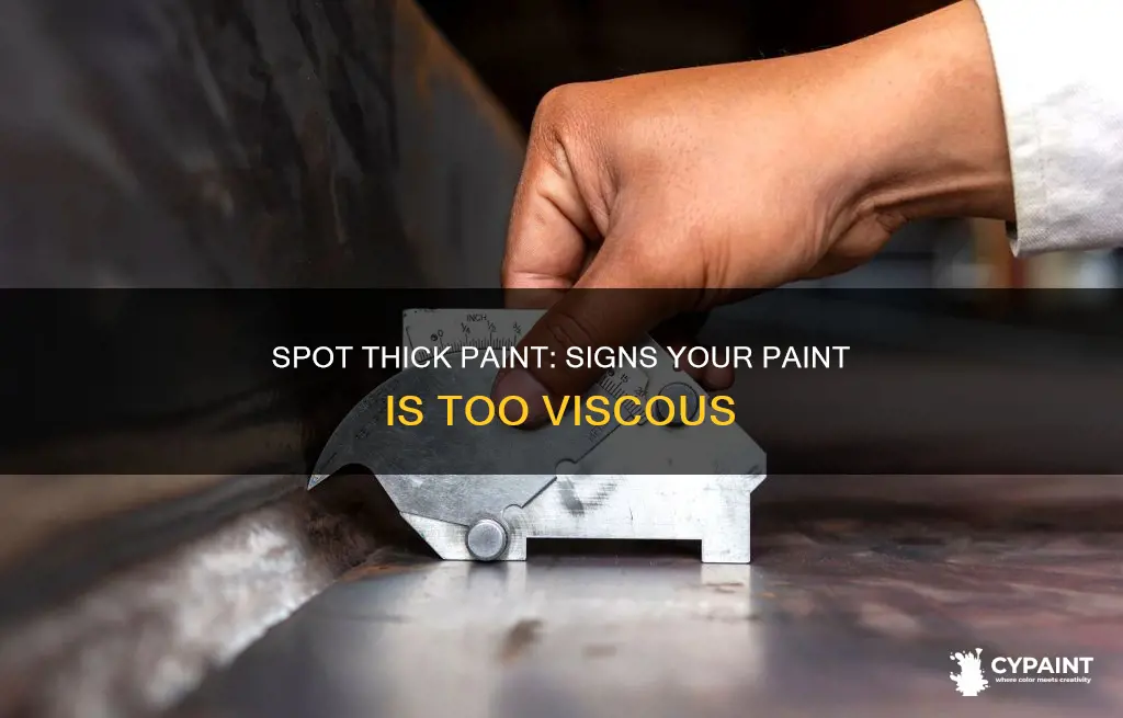 Spot Thick Paint: Signs Your Paint Is Too Viscous | CyPaint